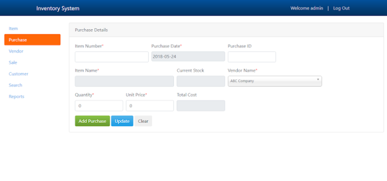 Advanced Inventory Management System in PHP MySQL